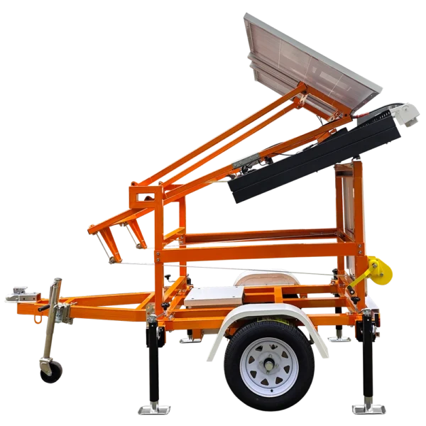 3 in 1 Traffic Control Trailer | Solar Powered & Portable | VOLTEX