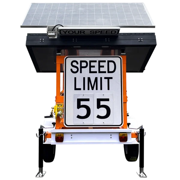 3 in 1 Traffic Control Trailer | Solar Powered & Portable | VOLTEX