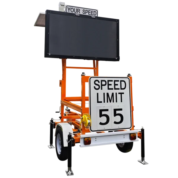 3 in 1 Traffic Control Trailer | Solar Powered & Portable | VOLTEX