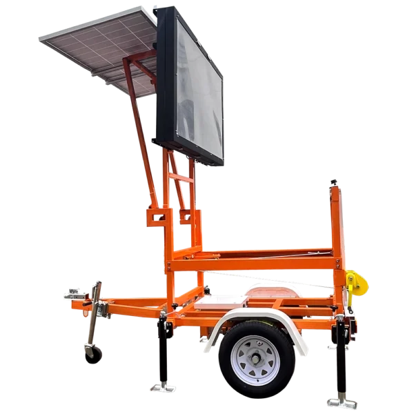 3 in 1 Traffic Control Trailer | Solar Powered & Portable | VOLTEX